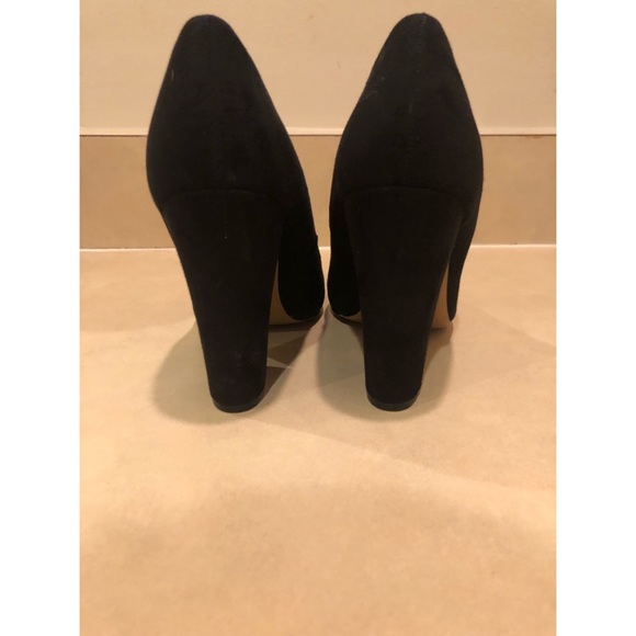 Express | Shoes | Womens Express Black Chunky Heel | Poshmark